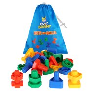 As Seen on TV Build Bonanza Flexible Building Block Base, (Blue/Green ...
