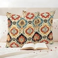 Abstract Moroccan Outdoor Waterproof Pillow Covers, Vintage Bohemia ...