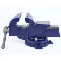 Shop Fox 360-Degree Swivel Parrot Vise, 4.75 in. Capacity, 3-1/2 in. x ...