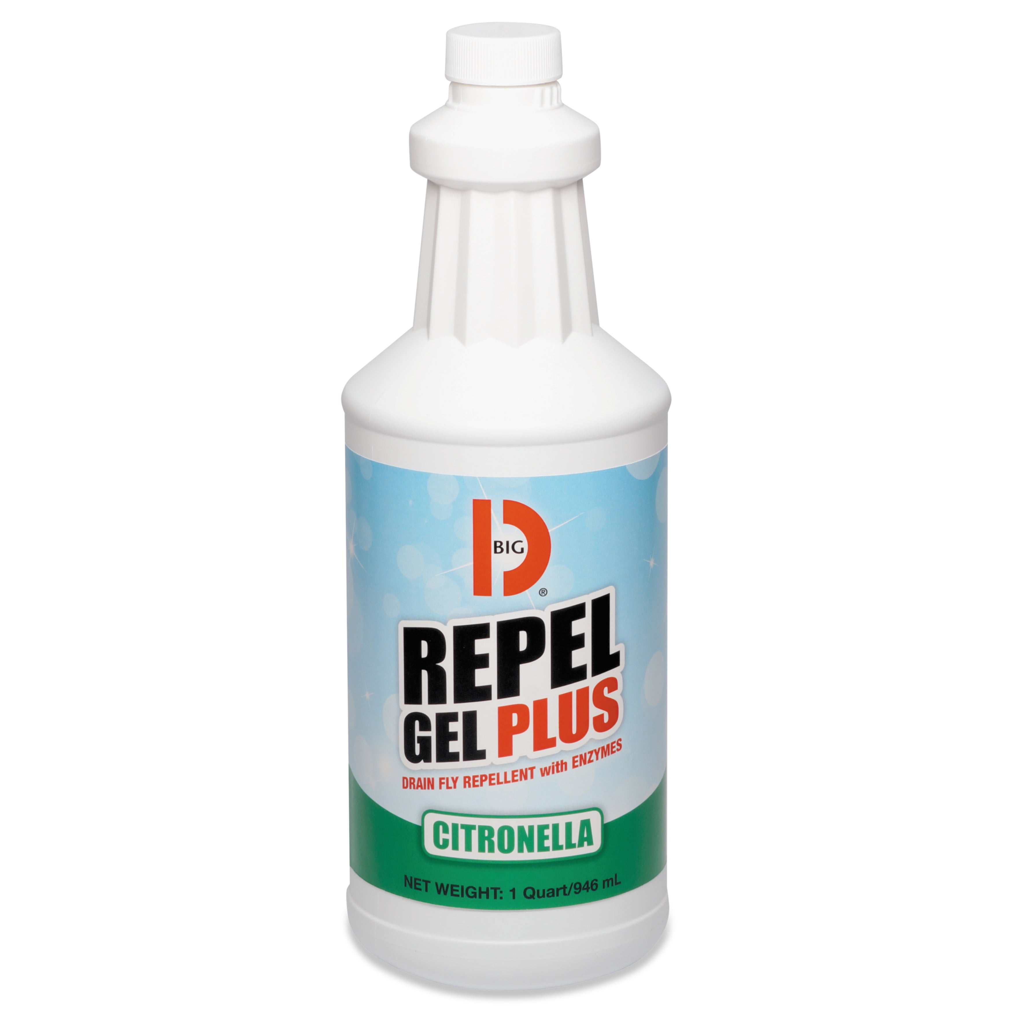 Big D Industries 051500 Repel Gel Plus, Citronella, 32 Oz Bottle, 12 ...