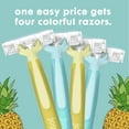 Joy Lady Shavers, Fun Pack, 4 Disposable Razors for Women - Walmart.com