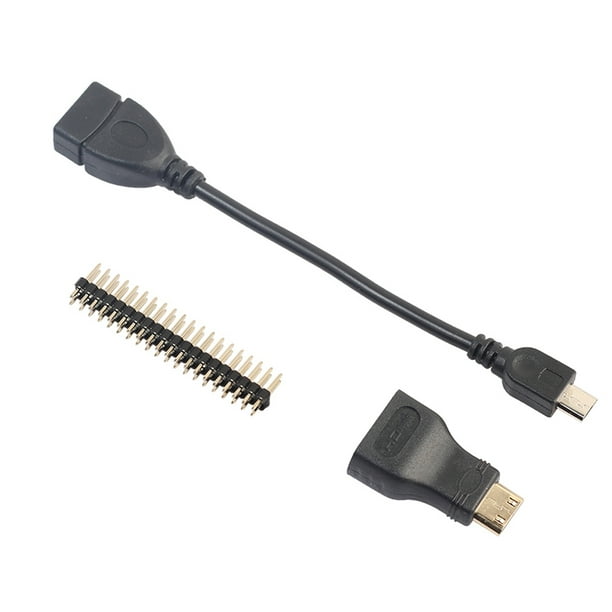 Cable Raspberry Pi OTG + Conector 40 Pines + Kit Adaptador Mini ...