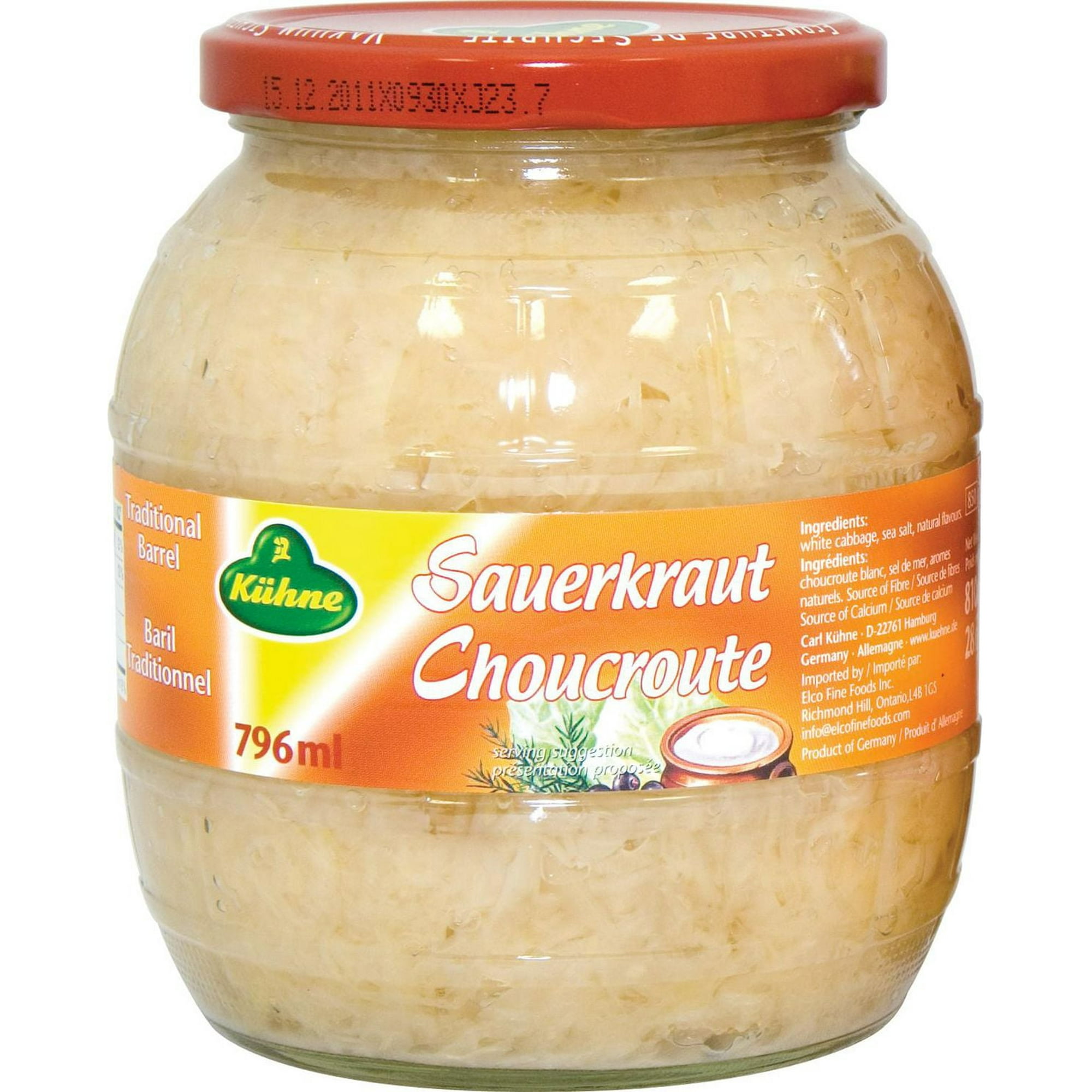 Click here for Kuhne Sauerkraut Barril 796 Ml prices