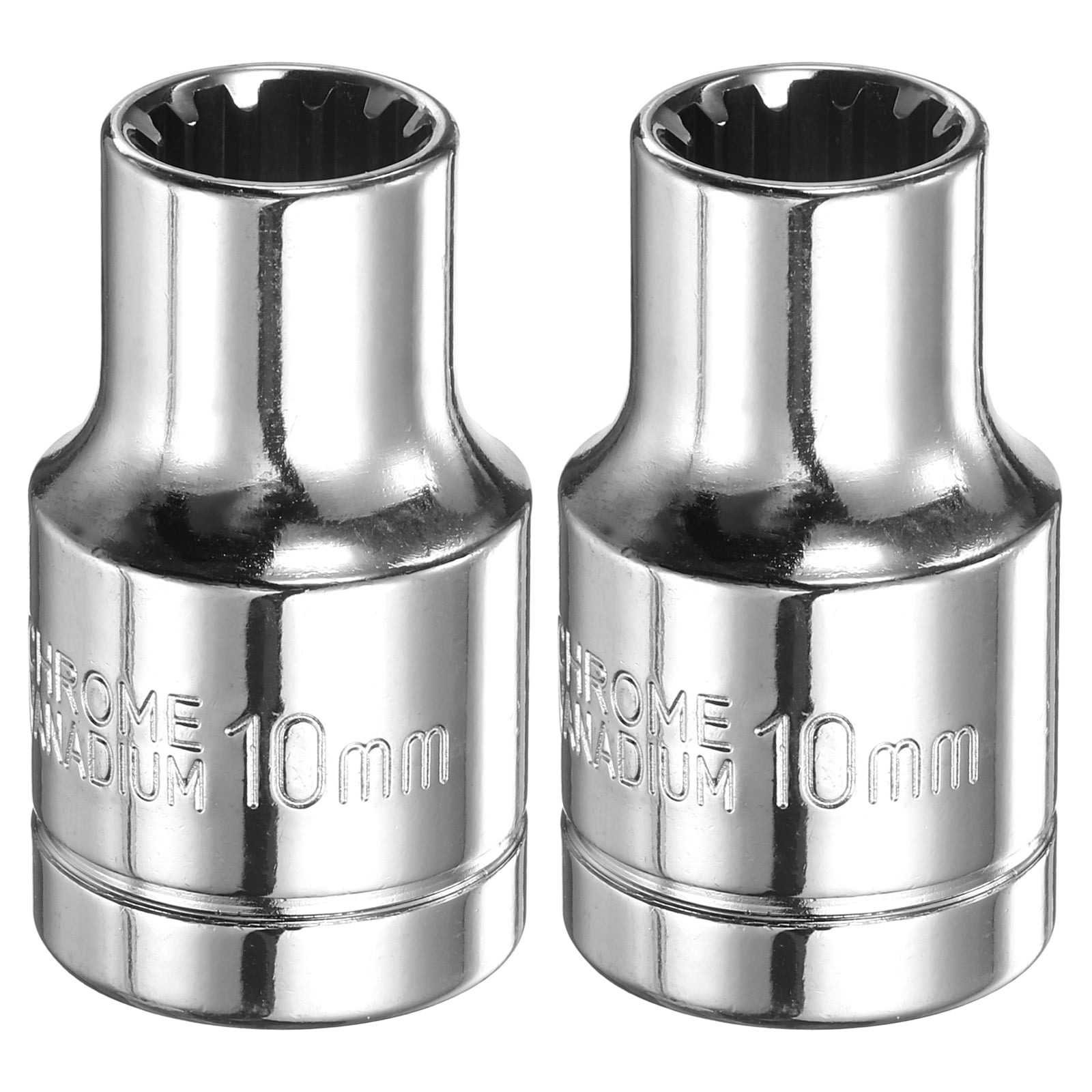 Click here for Uxcell 2pcs 12 Point Socket 1/2 Drive By 10mm Metr... prices