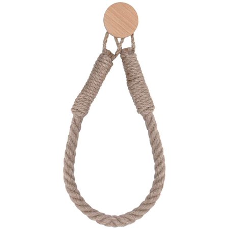 Dinohhi Vintage Hemp Rope Bathroom Toilet Roll Holder (C Style)(1 Pack ...