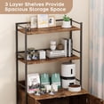 Homhougo Cat Litter Box Enclosure with Shelf Storage, 2-in-1 Hidden Cat ...