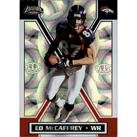 2002 Pacific Exclusive #55 Ed McCaffrey NFL Football Trading Card ...