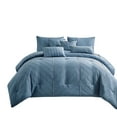 Hgmart Bedding Comforter Set Bed In A Bag 7 Piece Luxury Pleated