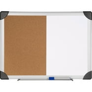 Combination Bulletin Board and Literature Rack for Wall Mount Use ...