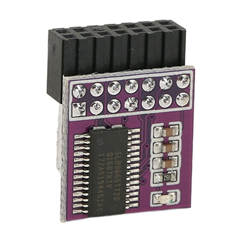 TPM 2.0 Encryption Security Module, 14Pin TPM2.0 Module LPC Interface ...