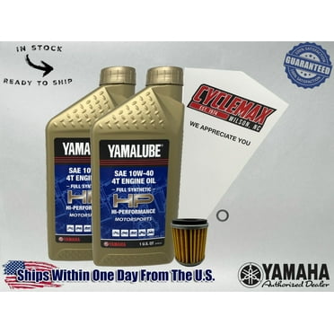 Cyclemax Genuine OEM 2018-2023 Yamaha XSR900 Oil Change Kit - Walmart.com