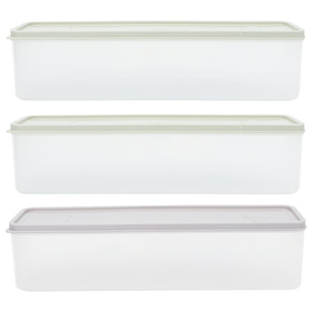 3Pcs Ice Cream Storage Box Lidded Fruit Dessert Box Kitchen ...