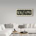 Trademark Fine Art 'Room Signs IV - Welcome' Canvas Art by Pela Studio ...