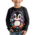 CONROSES Toddler Boys Long Sleeve T Shirts Cartoon Graphic Summer T ...