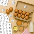 1 Set Adhesive Label Waterproof PET Stickers Set Egg 225x225mm for DIY ...