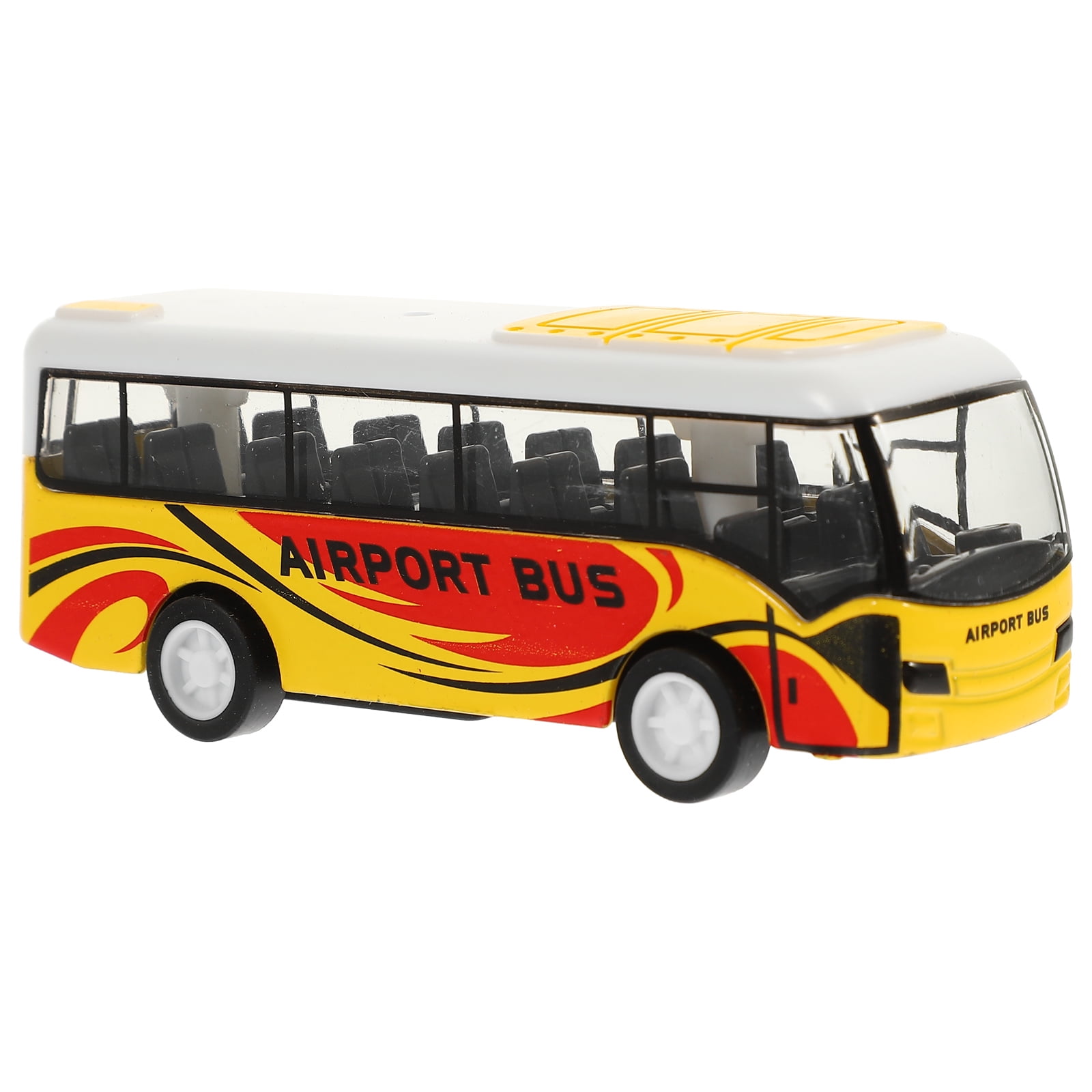 EeaseCA Inertia Bus Model Lifelike Bus Toy Learning Car Toy Realistic ...