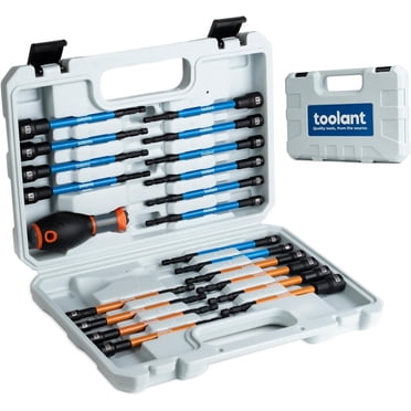 Klein Tools 32930 SAE Magnetic Impact Nut Setter Set, 6-Piece Color ...