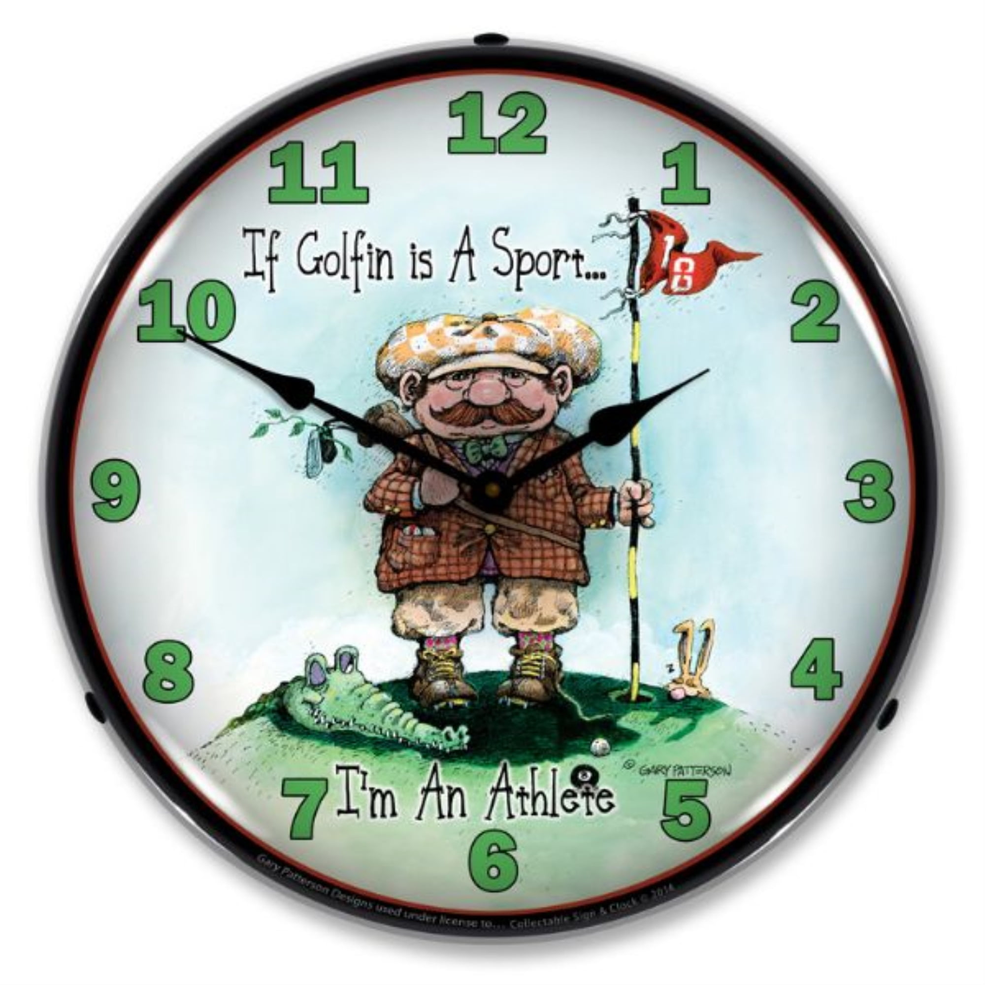 PI1405510 Golf is a Sport clock - Made in USA - Walmart.com