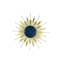 Three Star ZP919 27 x 17 in. Gold Wall Clock With Pendulum - Walmart.com