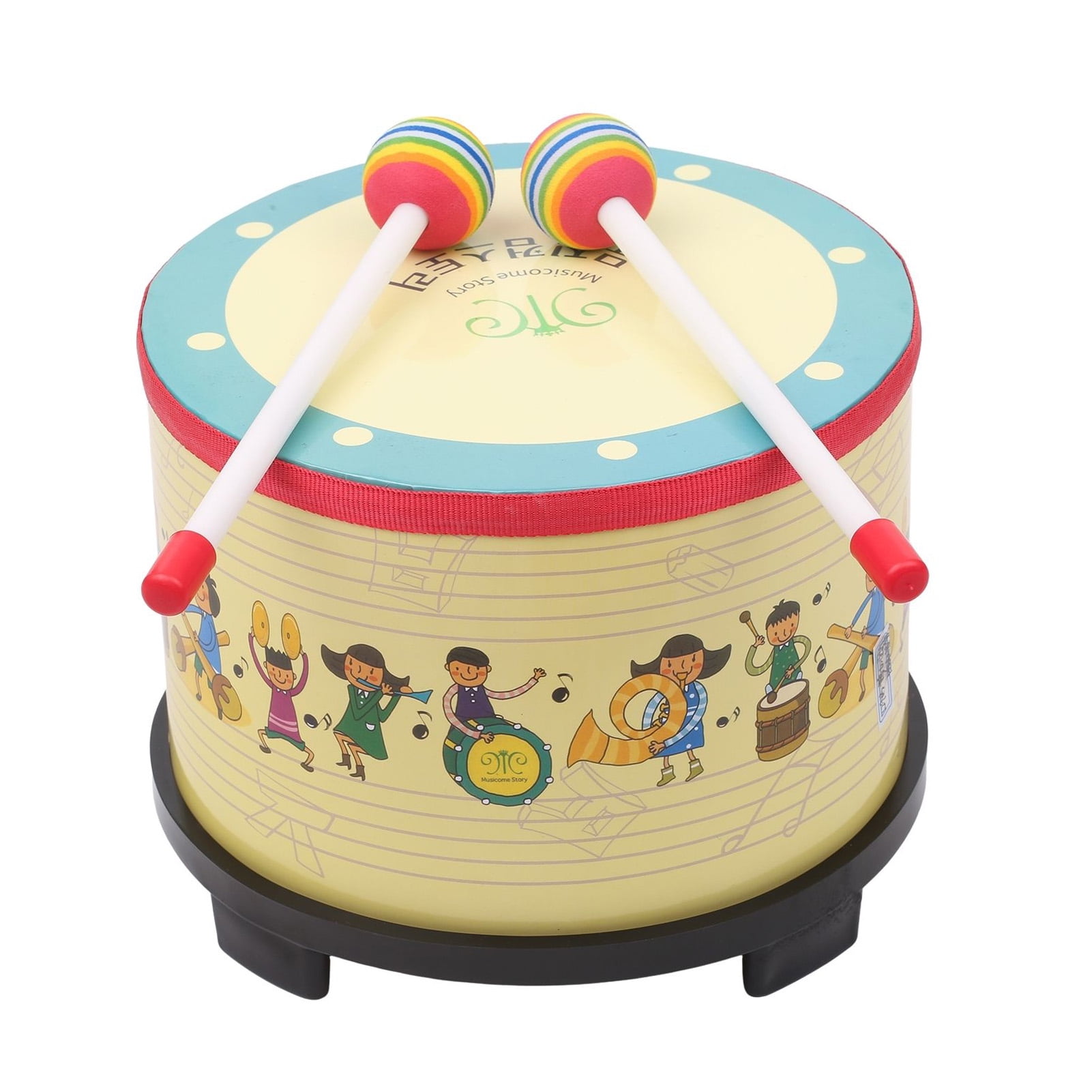 Click here for Eccomum 8 Inch Wooden Floor Drum Gathering Carniva... prices