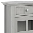 Simpli Home Acadian 36 inch Wide Solid Wood Rustic Entryway Storage ...