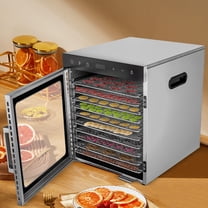 ONSON 10-Tray Food Dehydrator, 1000W High Power, Stainless Steel Dryer ...