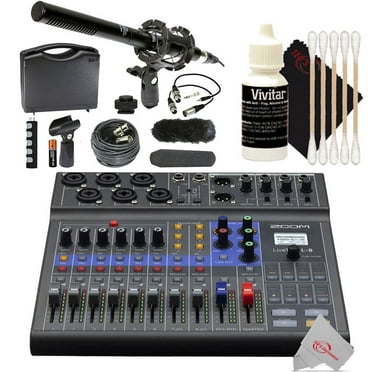 Zoom L12 LiveTrak Professional Soundboard Audio Interface, 12 Channel ...