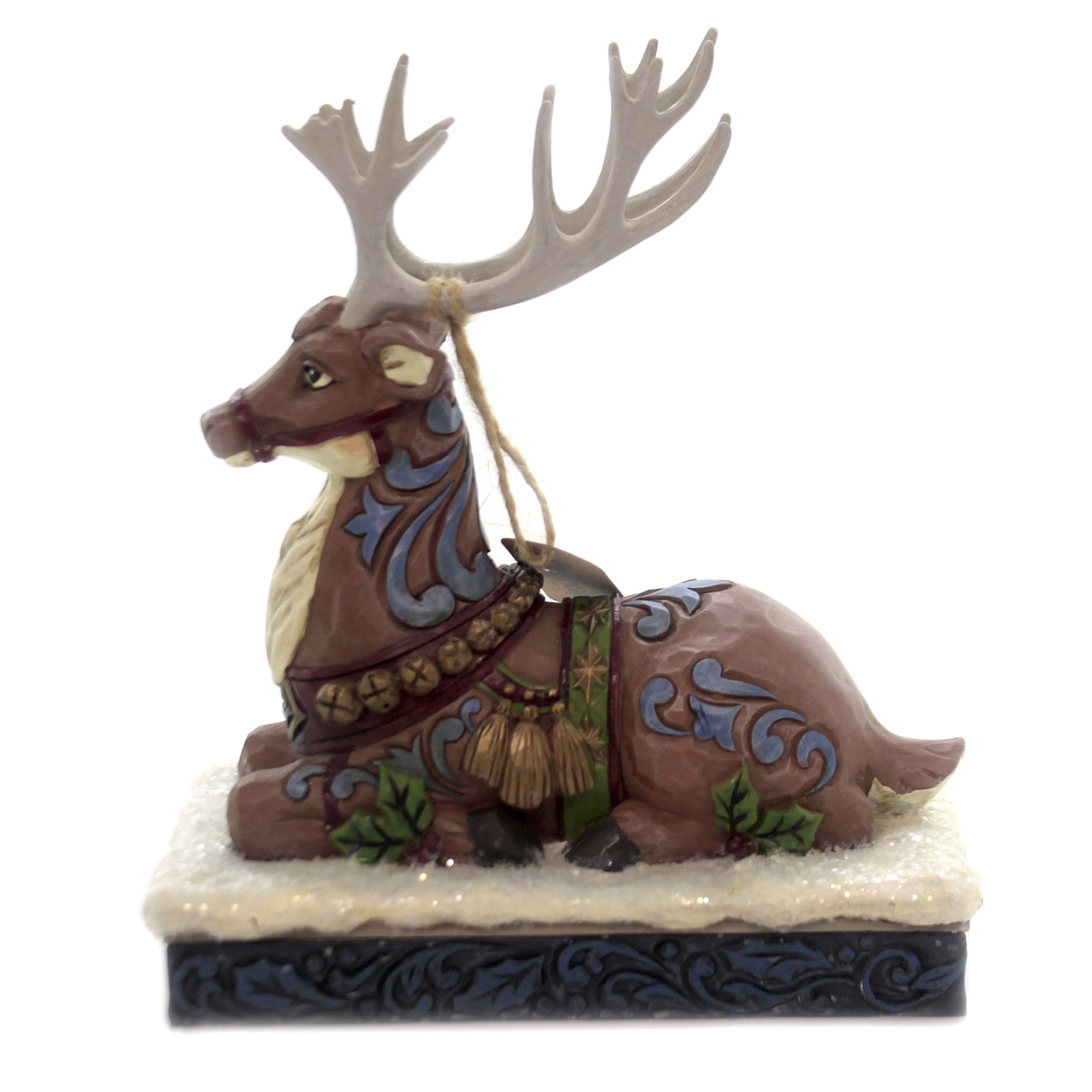 Jim Shore CALM BEFORE THE EVE Polyresin Victorian Reindeer 6004180 ...