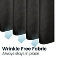 LiBa Waffle Weave Shower Curtain, Water Repellent, Heavyweight, Machine ...