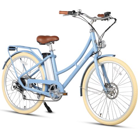 AVASTA 26'' Electric Bike with 36V 10.4AH Removable Battery Road Step ...