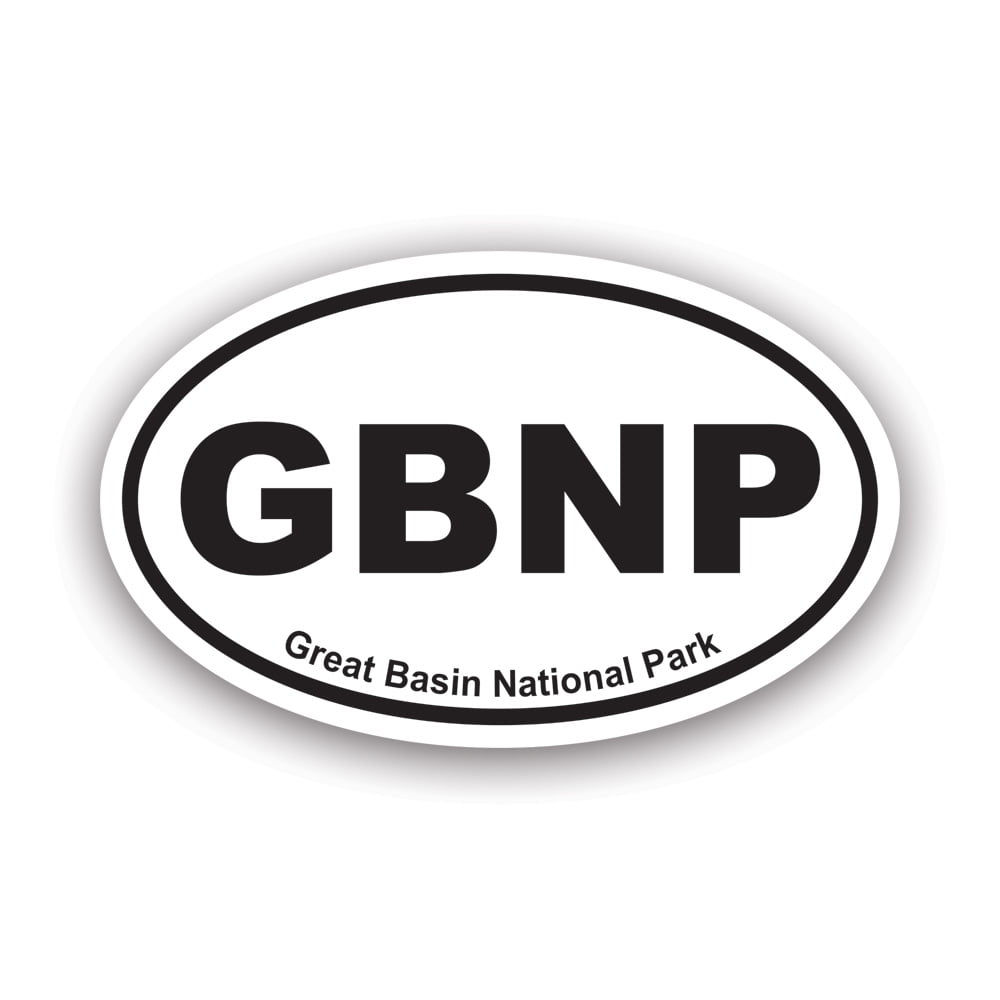 Great Basin National Park Oval Sticker Decal - Self Adhesive Vinyl ...