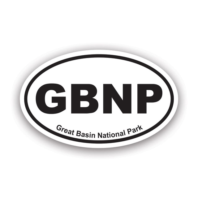 Great Basin National Park Oval Sticker Decal - Self Adhesive Vinyl ...