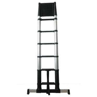 Telescopic Folding Ladder Blue Interlayer Small Wall Hanging Aluminum ...