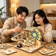Electric Mechanical Steel Ball Run Track Model Set Dynamic Energy ...