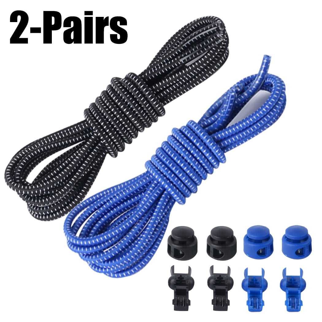 Click here for Coofit 2 Pairs 3.28ft Shoe Laces Elastic No Tie Ro... prices