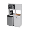 Inval Ambrossia Kitchen Breakroom Microwave Cabinet (43" x 71" x 19 ...