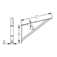 White Water 7993S Marine 304 Stainless Steel Swim Platform Mounting ...