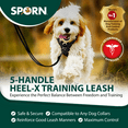 Sporn Heel-X Dog Leash, 4 ft, Black - Walmart.com