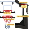 Zimtown Mini Wall Mount Basketball Hoop with Hang Backboard & Rim ...
