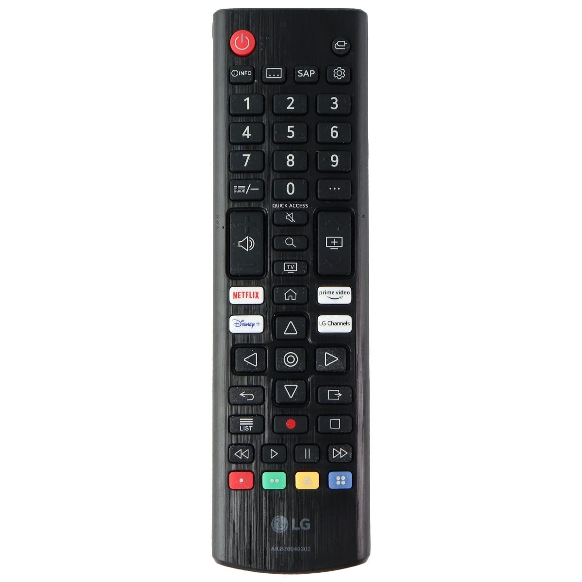 Restored LG OEM Remote Control for Select LG TVs - Black (AKB76040302 ...