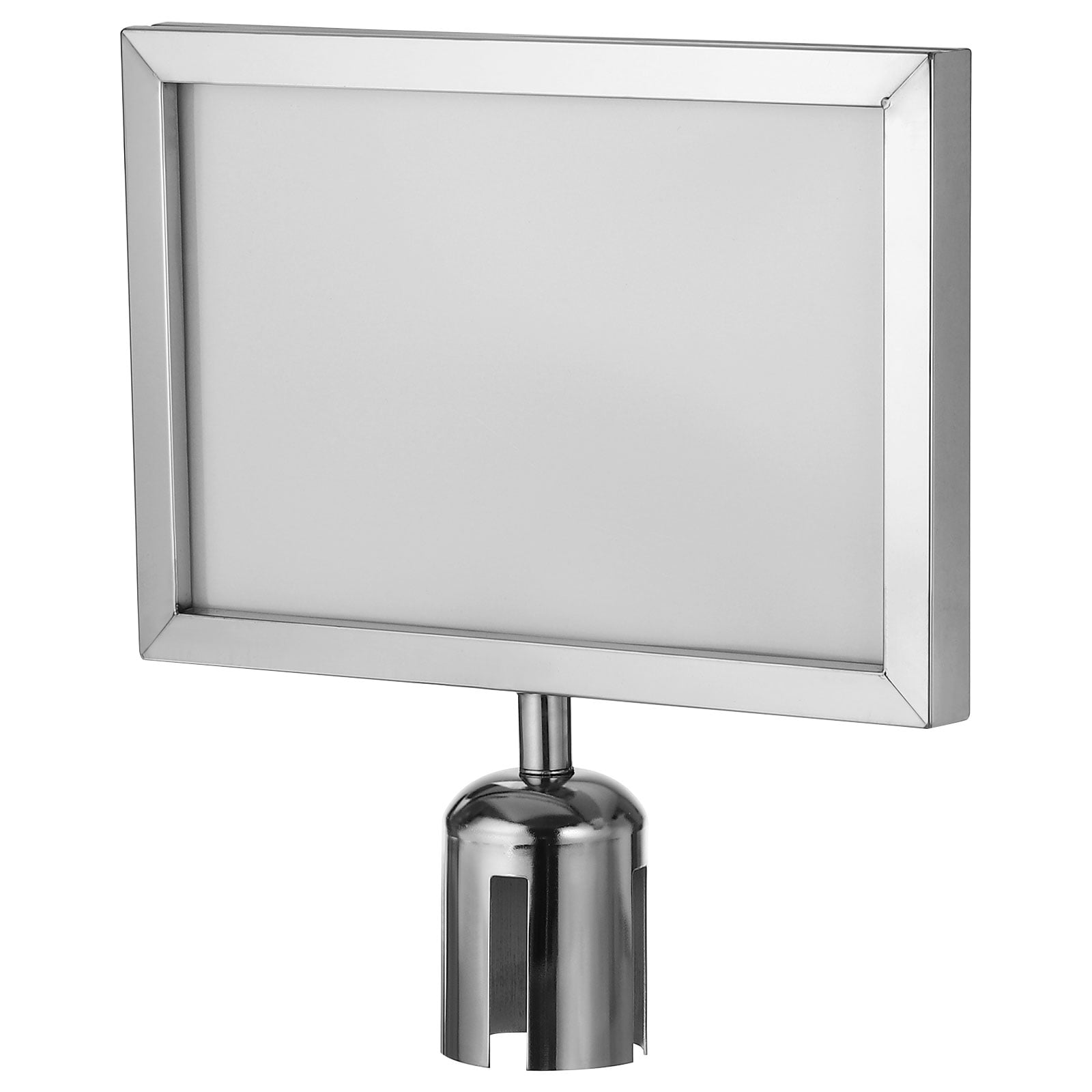 Uxcell 8.5x12.4 Inch Stanchion Sign Holder Stanchion Top Sign Frame ...