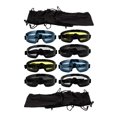 8 Skydive Sky Diving Goggles Clear Smoked Blue and Yellow - Walmart.com