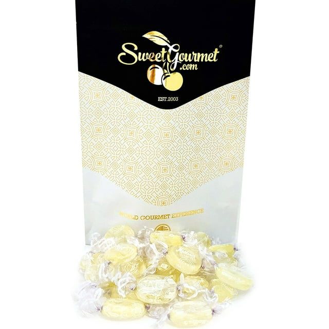 SweetGourmet Matlow's Lemon Crystals Hard Candy Wrapped | 1 Pound ...