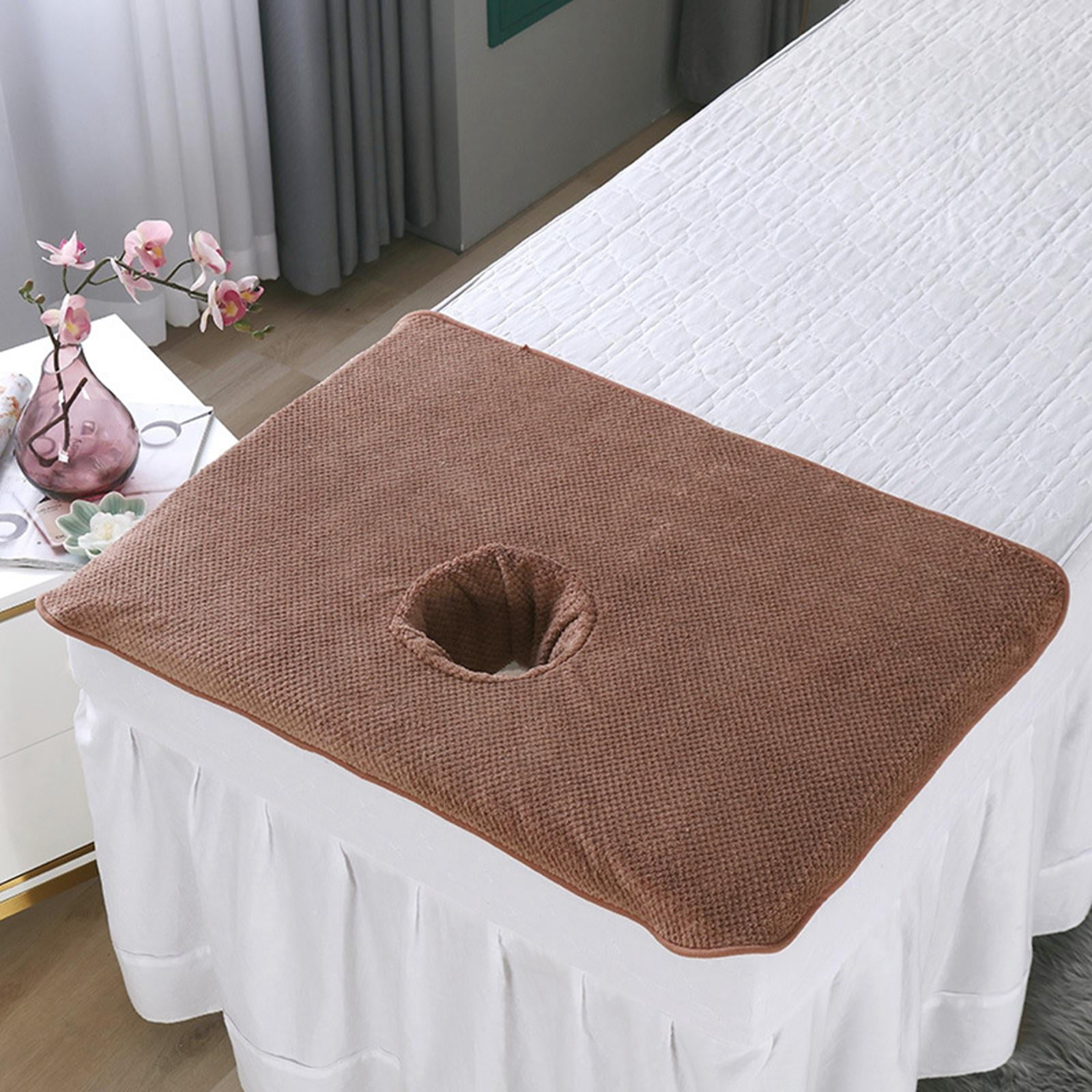 Bed Table Cover Sheets with Hole for , Beauty Massage SPA Treatment Bed ...