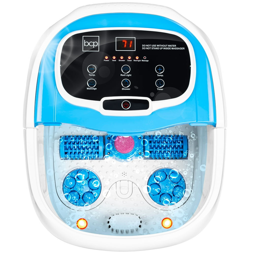 Best Choice Products Portable Heated Shiatsu Foot Bath Massage Spa W