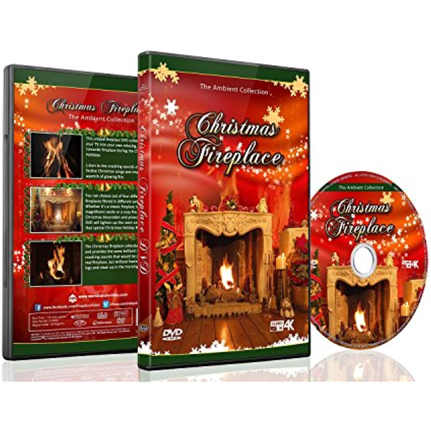 Buy Christmas Dvd - Christmas Fireplace With Long Wood Fire With ...