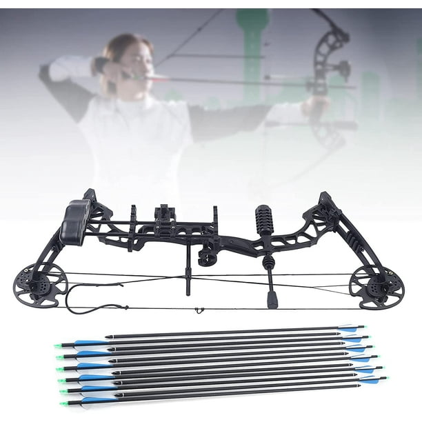 Miumaeov 35-70lbs Compound Bow Arrows Kit 329fps Labor-Saving ...