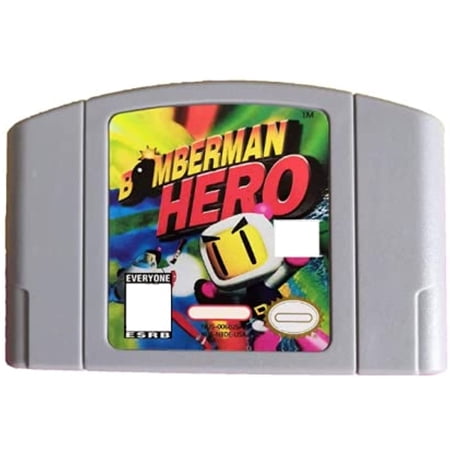Hello passerby Bomberman Hero Game Card,Suitable for Nintendo 64 N64 ...