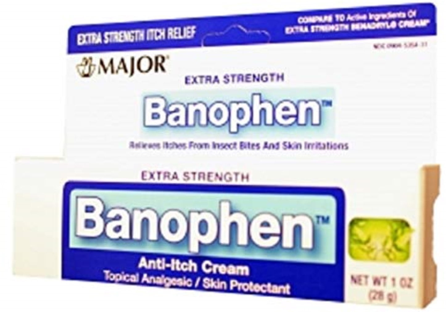 Banophen 2% Extra Strength Anti-Itch Cream, 1 oz / 30 G Tube - 1 ea ...