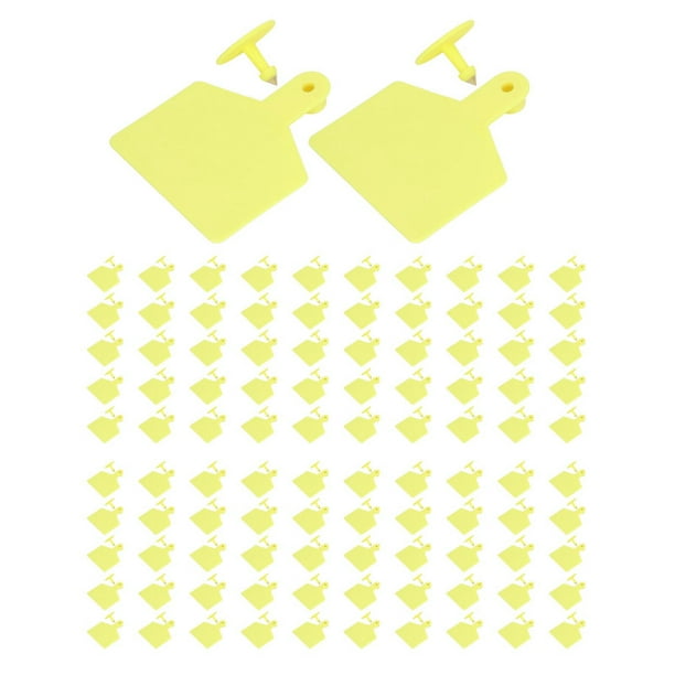 Blank Cattle Ear Tag,100 Set Blank Cattle Cattle Identification Tags ...
